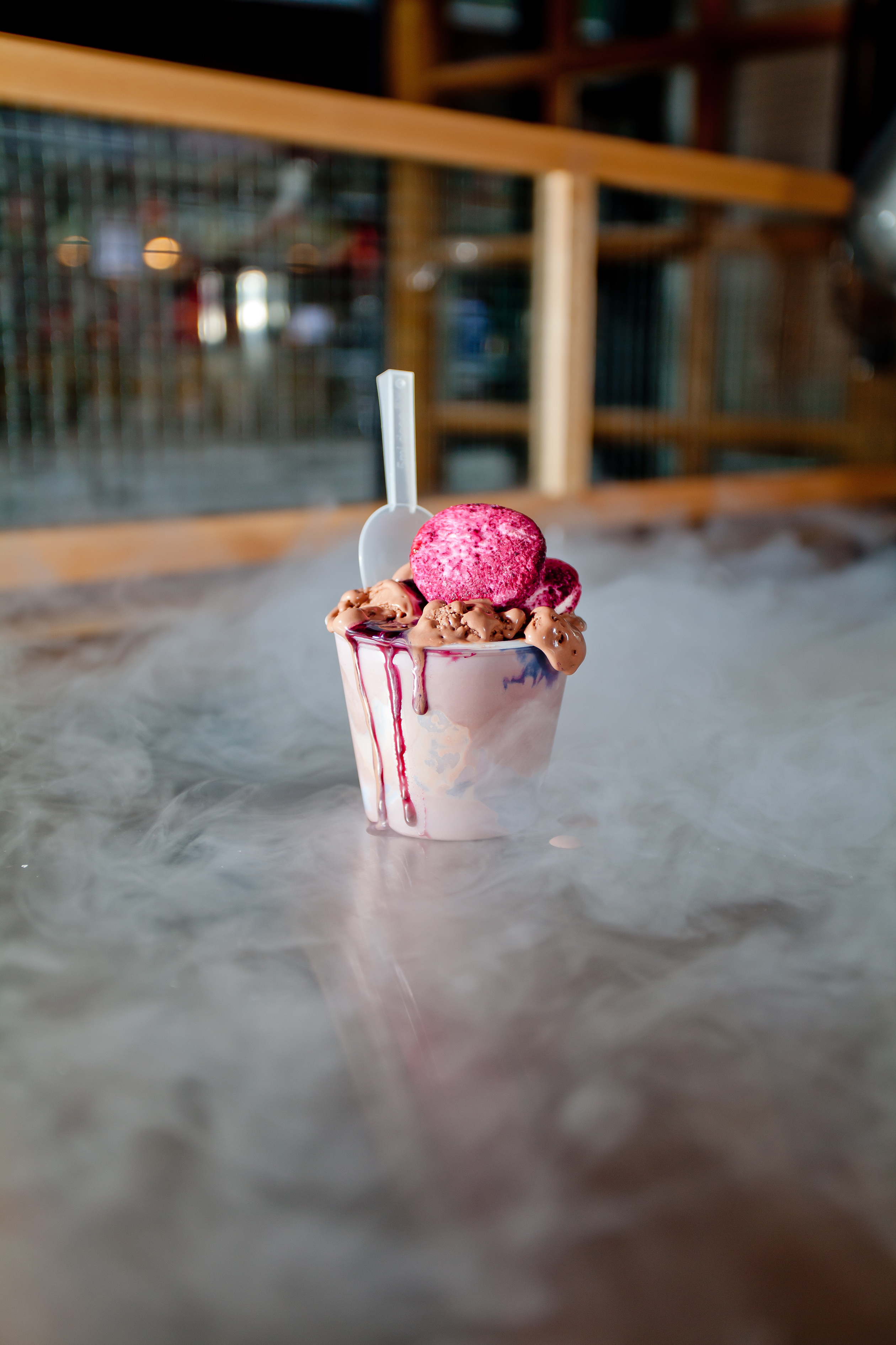 Gas Liquid Nitrogen Ice Cream