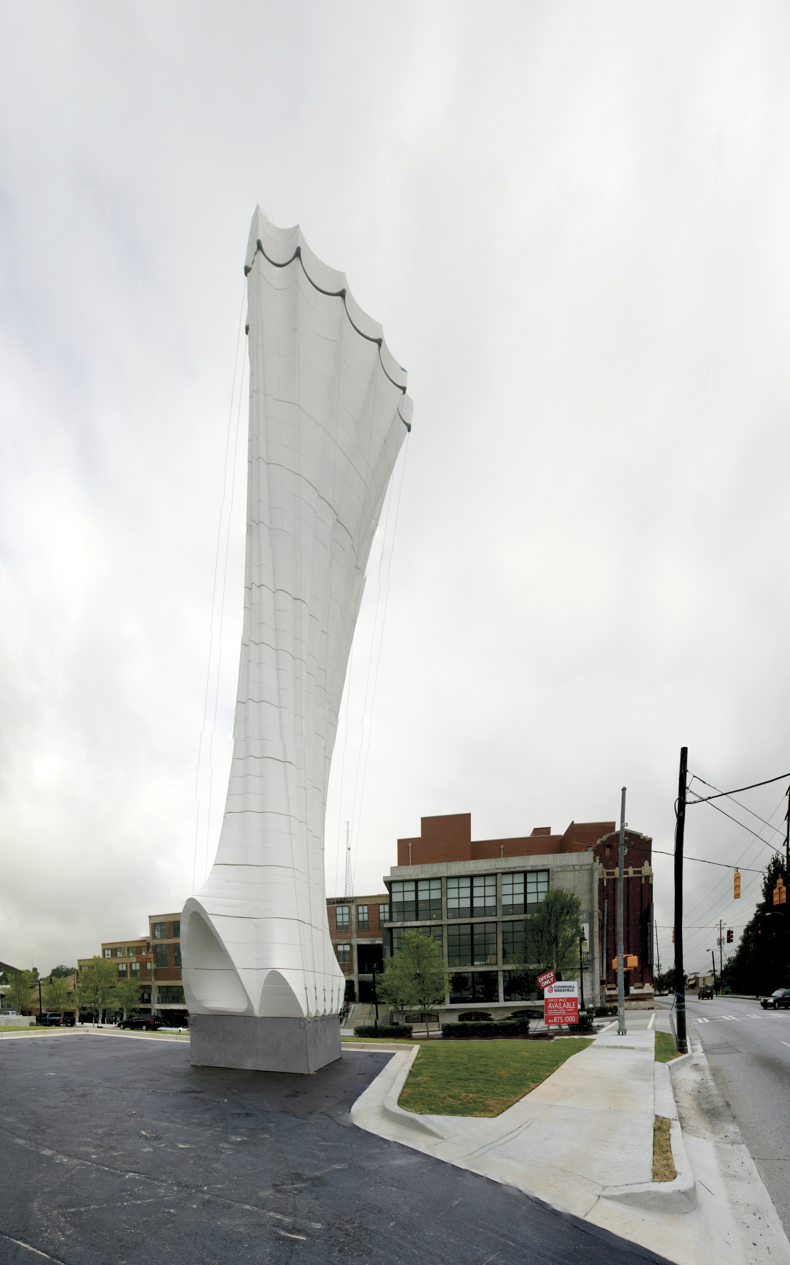 LSN : News : Up Periscope: Foam tower rises to the challenge