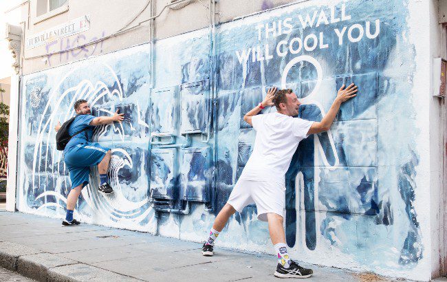 LSN : News : White Claw’s latest billboard is cooling down Londoners