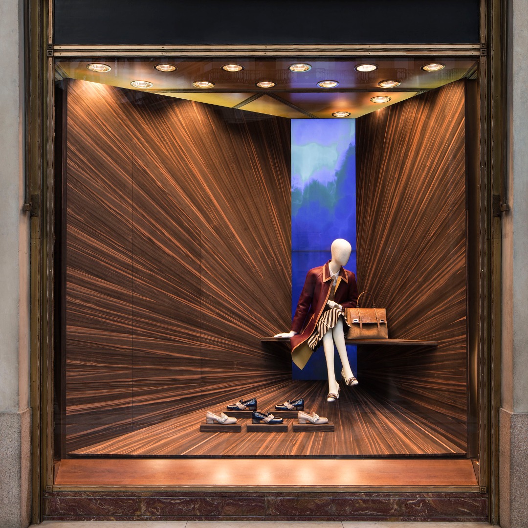 LSN : News : Hidden corners: Prada window displays offer a new perspective