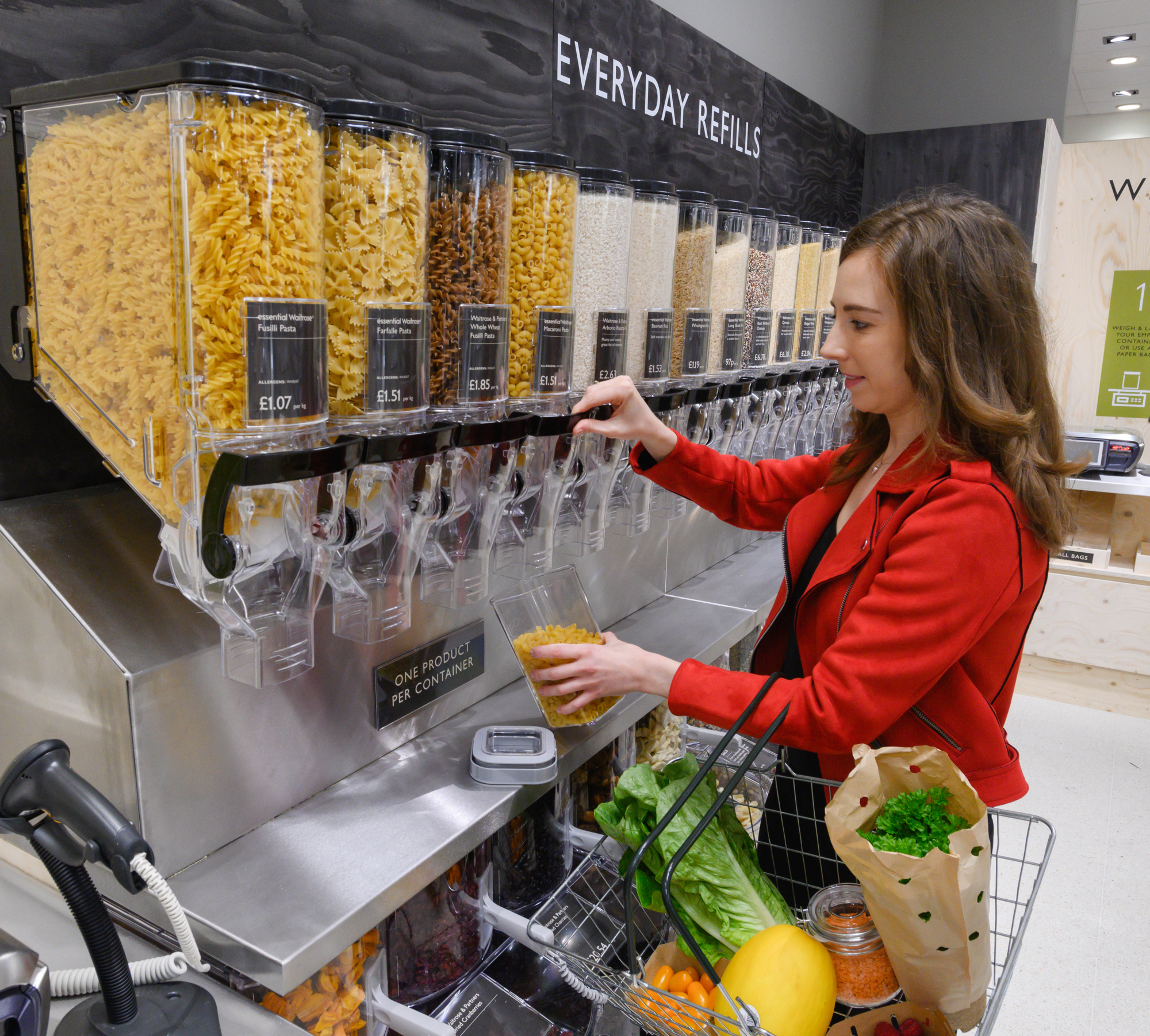 LSN : News : Waitrose unveils a packaging-free refill station